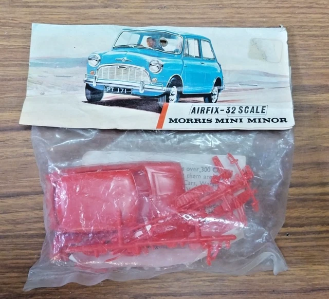 AIRFIX VINTAGE MORRIS Mini Minor 1:32 Scale Model Kit 1969 Era £5.92 ...