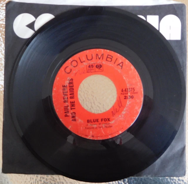PAUL REVERE AND The Raiders 45 RPM Record-Steppin' Out £1.56 - PicClick UK
