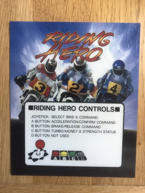 MINI MARQUEE RIDING Hero Neo Geo Mvs Snk Arcade No Console Aes Cd Cdz ...