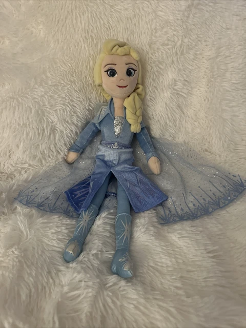 ELSA DOLL TY Sparkle Disney Stuffed 16" Plush Frozen 2 Princess With ...