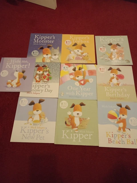 30 YEARS OF Kipper 10 Book Set by Mick Inkpen, Ideal xmas present £4.95 ...