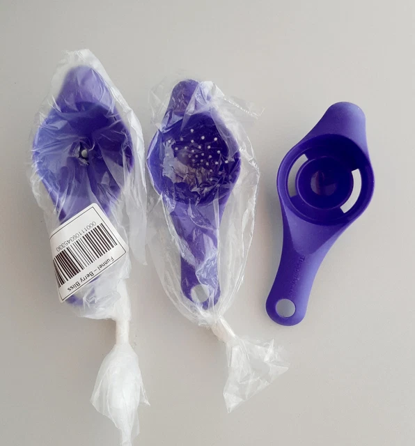 NEU TUPPERWARE KÜCHENHELFER Mini Trichter kleines Sieb Teesieb ...