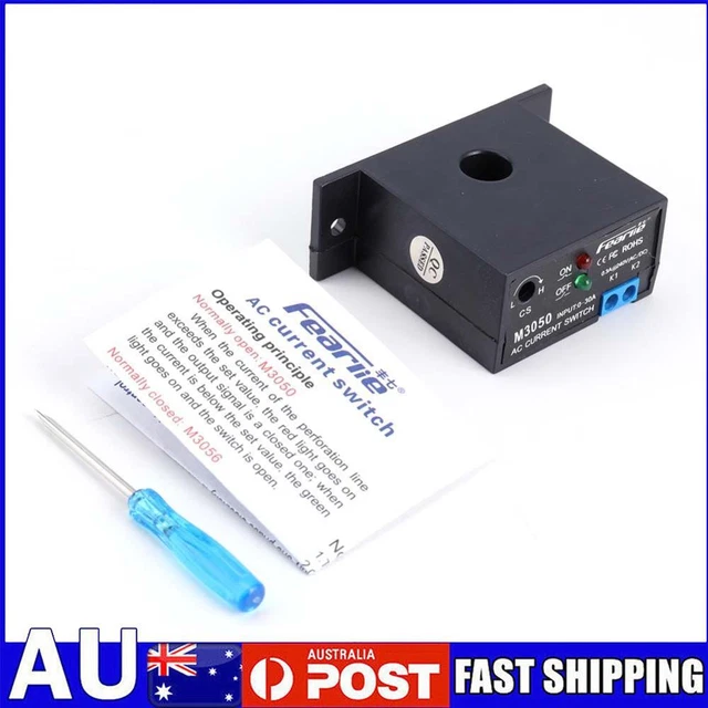 Self Powered Ac Current Sensor Switches M3050 Normally Open Ac Sensing