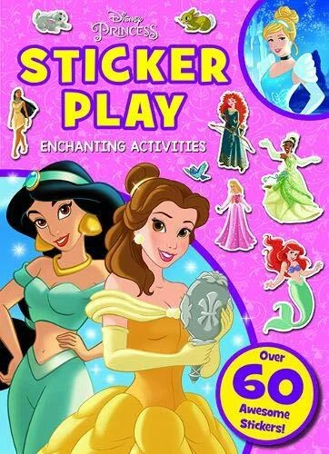 DISNEY PRINCESS: STICKER Play Enchanting Activities (Sticker Play ...