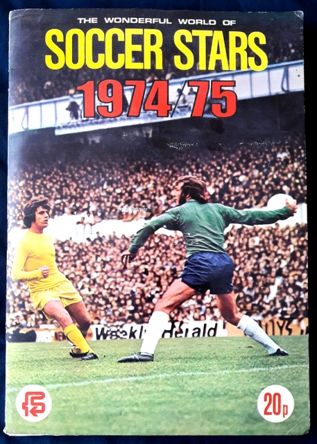 RARE FKS 1974/75 Soccer Stars Sticker Album, Complete - Good Condition ...