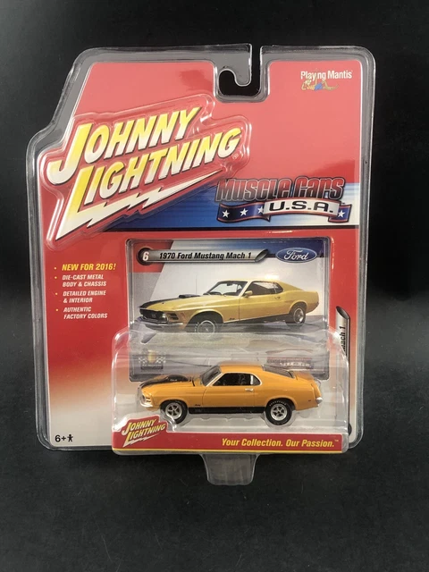 JOHNNY LIGHTNING MUSCLE Cars 1970 Ford Mustang Mach 1 1/64 COMB SHIP $1 ...