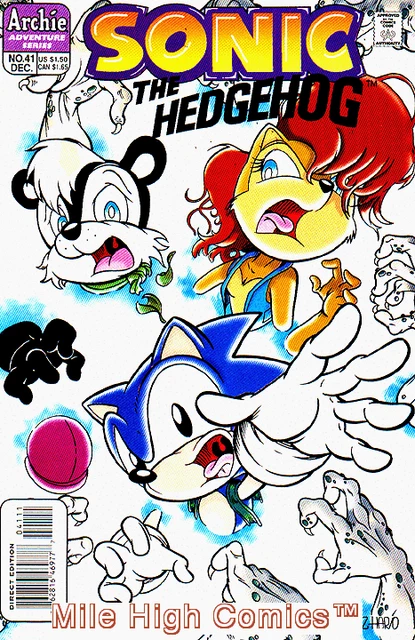 SONIC THE HEDGEHOG-THE SERIES (1993 Series) (ARCHIE) #41 Near Mint ...