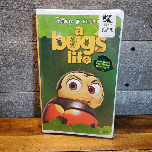 A BUGS LIFE (Disney Pixar VHS, 1999, Clamshell) Factory Sealed with ...