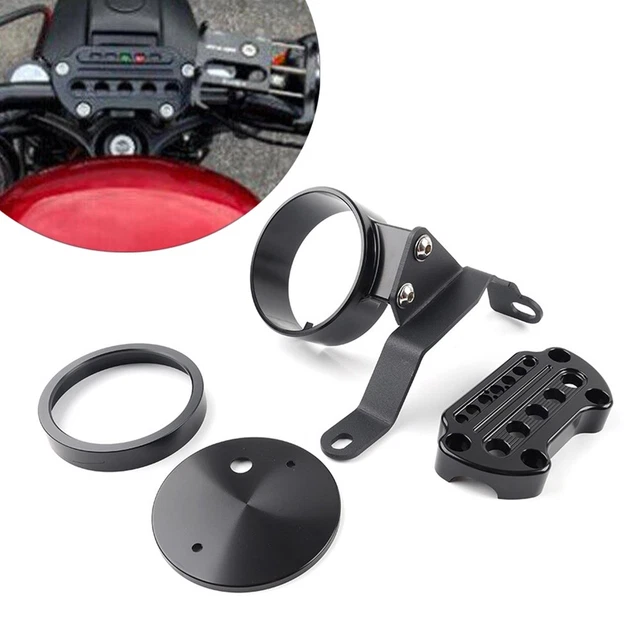 CNC SIDE SPEEDOMETER Mount Bracket Relocation Kit For Harley Sporster ...