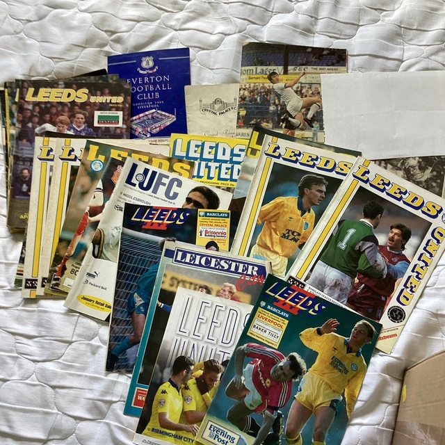 NICE LITTLE BUNDLE of 70/80 Leeds Utd mainly homes. 70s to 2010s £5.42 ...