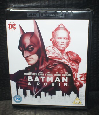 BATMAN & ROBIN 4k blu ray Run time 125 min approx Brand new foil P&P ...