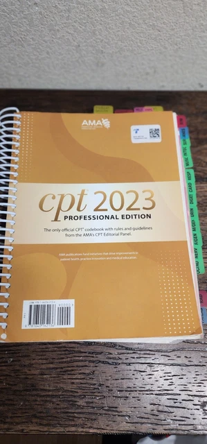 CPT 2023 PROFESSIONAL Edition AMA Spiralbound Code Book Good £14.88 ...