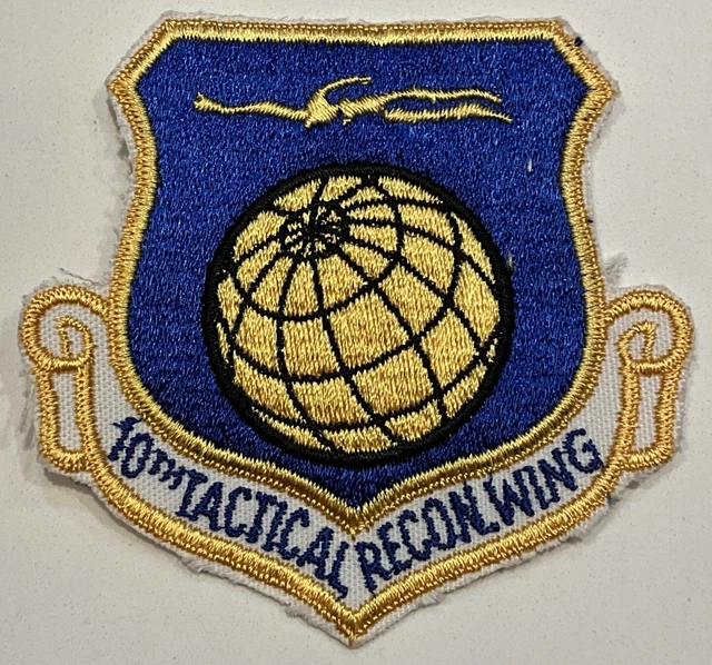 ORIGINAL VIETNAM ERA 70's USAF 10th Tactical Recon Wing Cut Edges Patch ...