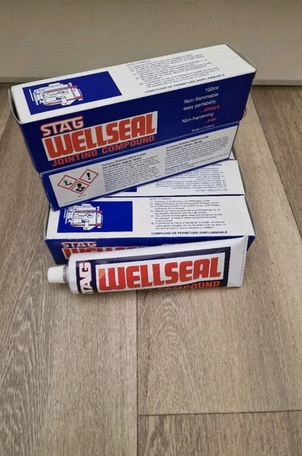 STAG WELLSEAL JOINTING Compound Tube x5 Aluminum Cylinder Heads Sealer ...
