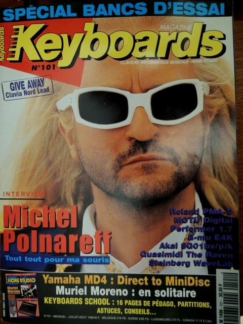 KEYBOARDS MAGAZINE N°101 Polnareff Roland Pma 5 Emu E4K Wavelab $22.67 ...