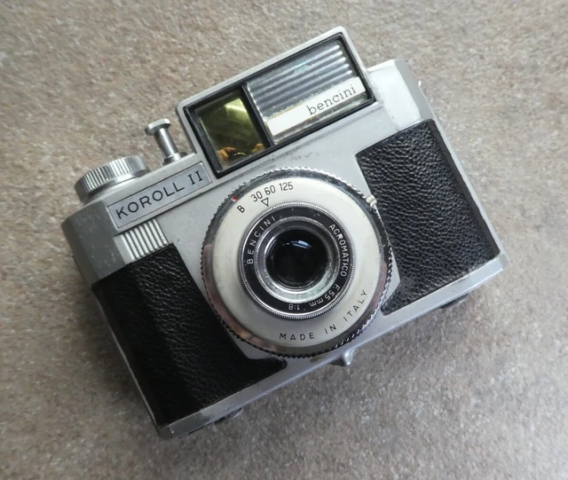 BENCINI KOROLL II Fotocamera mezzo formato. Made in Italy Vintage anni ...