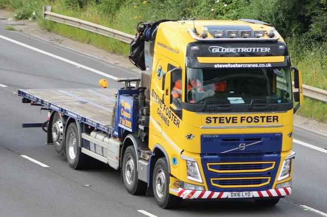 STEVE FOSTER CRANES Volvo Dx16Lyo Truck/Lorry Photo £0.50 - PicClick UK