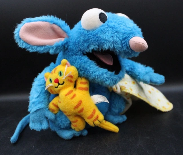 DISNEY BEAR IN The Big Blue House TUTTER Mouse w/ Cat & Blanket PLUSH 7 ...