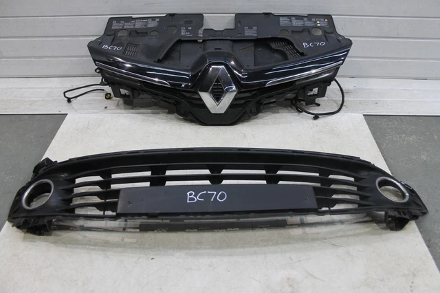 RENAULT CLIO MK4 Drl Front Bumper Grille And Lower 628101467R 2013 14 ...