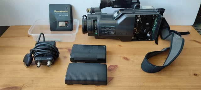 PANASONIC NV-MC20B VHS-C Camera + RF Lead & 2 Batteries - Spares ...