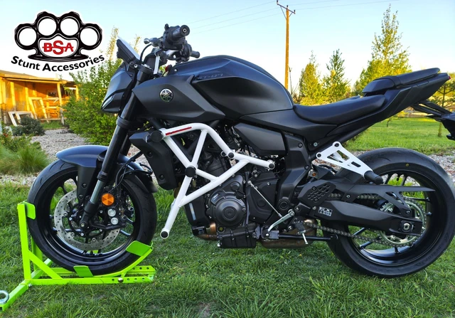 YAMAHA MT 07 2025 Engine Guard Crash Bars Crash Cage + subcage BSA $754 ...