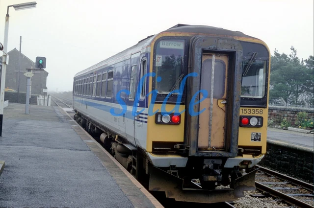 BRITISH RAIL DIESEL Multiple Unit Sprinter Dmu 153358 1994 Drigg Orig ...