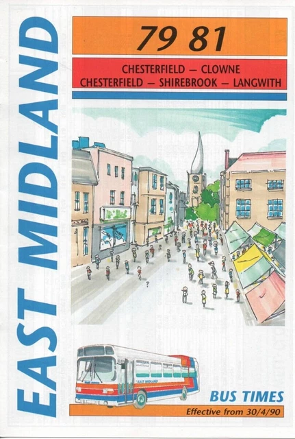 STAGECOACH BUS TIMETABLE - 79/81 - Chesterfield-Clowne/Langwith - April ...
