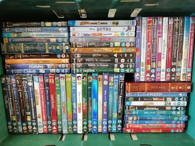 CHILDRENS KIDS FAMILY DVDs Disney Pixar Nickelodeon Dreamworks Lot ...