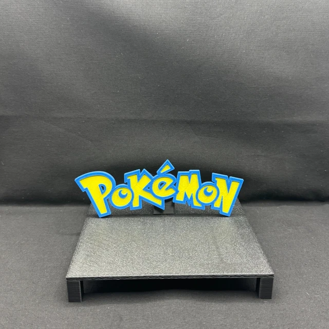 POKEMON LOGO SIGN - 3D Printed Display £7.58 - PicClick UK