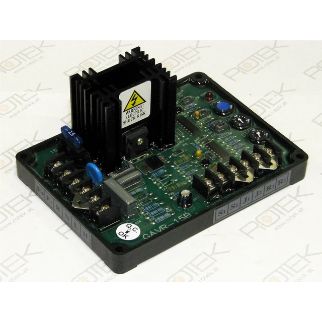 SPANNUNGSREGLER AVR UNIVERSAL Generatoren 230V/400V f. 6A Shunt Arep ...
