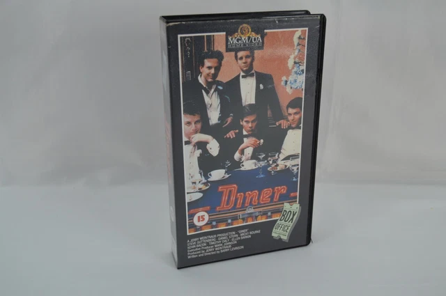 DINER VHS CASSETTE Video Tape 1982 PAL Steve Guttenberg £11.99 ...