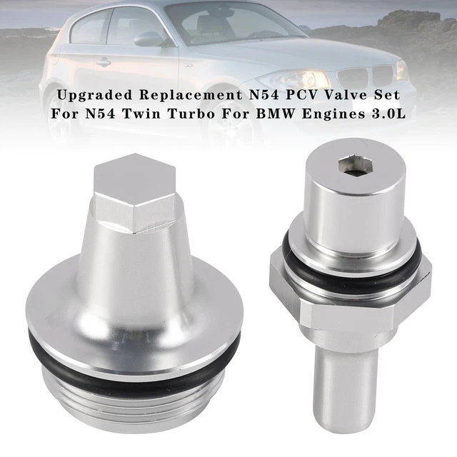 UPGRADED REPLACEMENT N54 PCV Valve Set For N54 Twin Turbo For BMW ...