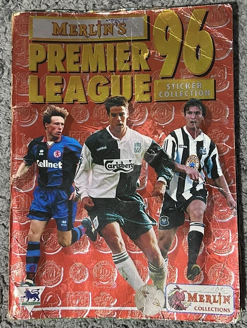 1996 MERLINS PREMIER League Football Sticker Book 100% Complete ...