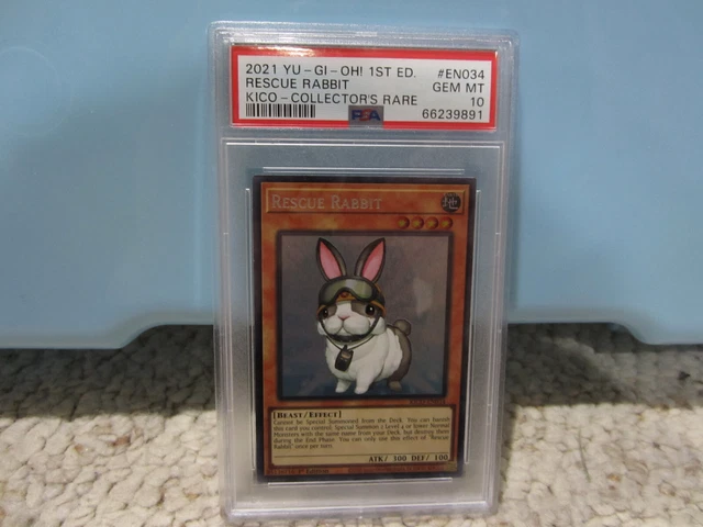 2021 YU-GI-OH! KING'S Court Collectors Rare RESCUE RABBIT KICO-EN034 ...