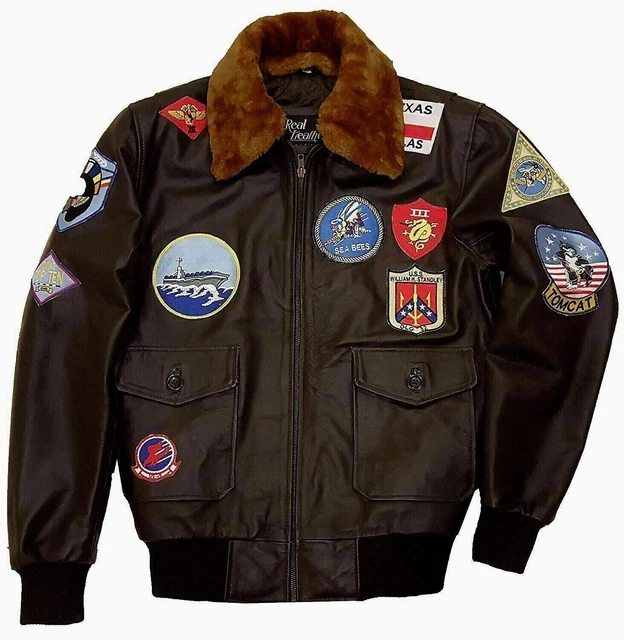 TOM CRUISE PETE Maverick Top Gun Flight Bomber Jacket Jet Pilot Leather ... TOM CRUISE PETE Maverick Top Gun Flight Bomber Jacket Jet Pilot Leather ...