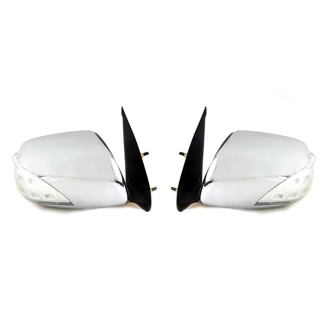 LH/RH DOOR WING Mirrors LED For Toyota Hilux Vigo Champ Smart Cab MK6 ...