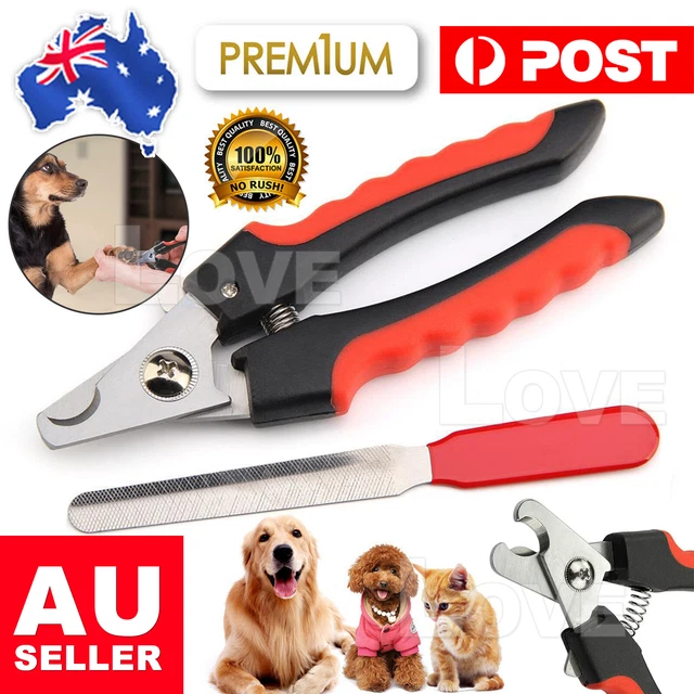 PET DOG CAT Nail Clippers Professional Toe Trimmer Clipper Grooming ...