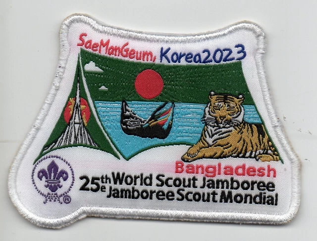 25TH WORLD SCOUT Jamboree WSJ 2023 -BANGLADESH TENT BADGE £10.49 ...
