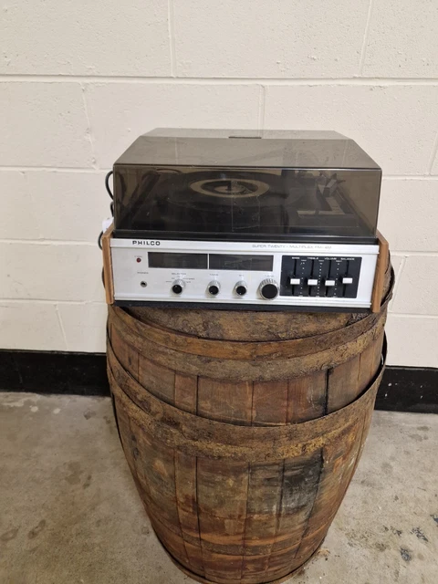 VINTAGE PHILCO SUPER Twenty Multiplex FM/AM record player music centre ...