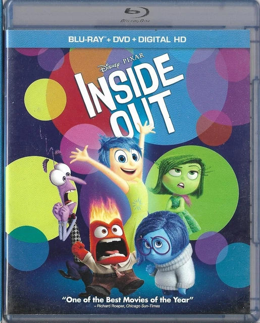 INSIDE OUT - Oscar-Winning Animated Classic - Blu-Ray - 3 Disc Set £1. ...