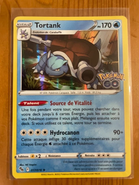 CARTE POKÉMON TORTANK HOLO 017/078 - EB10.5 Pokémon GO FR EUR 2,00 ...