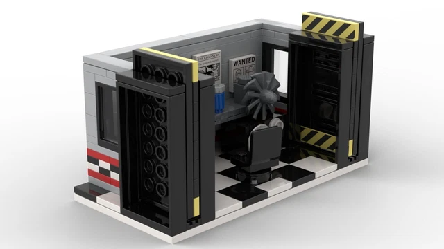 LEGO FIVE NIGHTS At Freddy's(FNAF) Security Room Moc - PDF Instructions ...