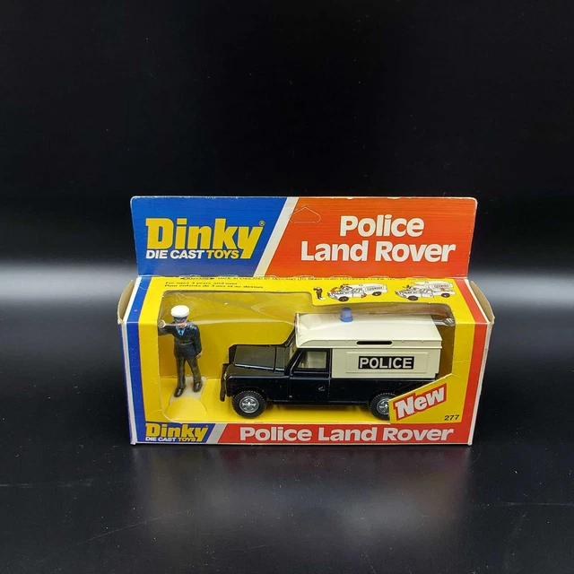 DINKY TOYS 227 Police Land Rover Diecast Set Vehicle Traffic Officer ...