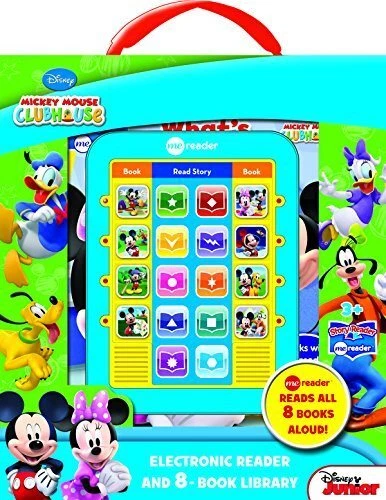 MICKEY MOUSE CLUBHOUSE Electronic Reader and 8-Book Library, Toy by ...