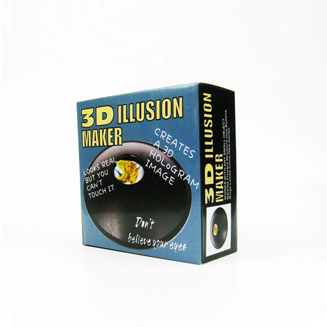 3D MAGIC MIRROR Scope Illusion Creator Mirage Black Hologram Maker ...
