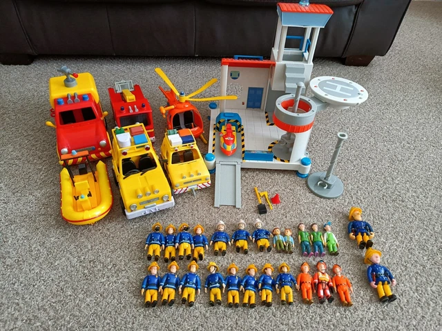 FIREMAN SAM VEHICLES bundle ocean rescue centre figures £26.00 ...