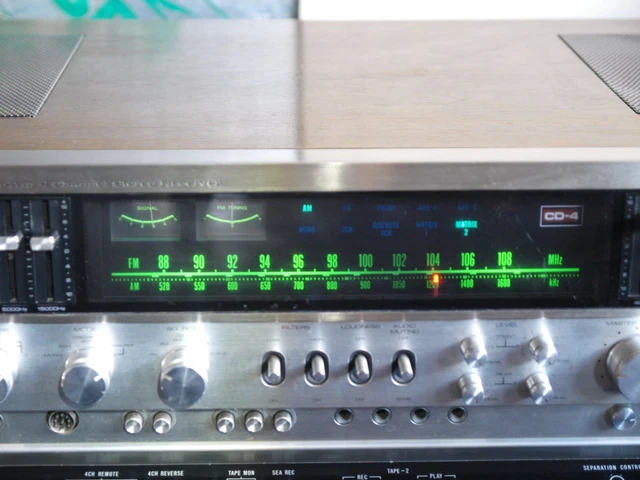 1974 RARE TOTR Top Of The Range JVC Quadraphonic Monster receiver 4VR ...