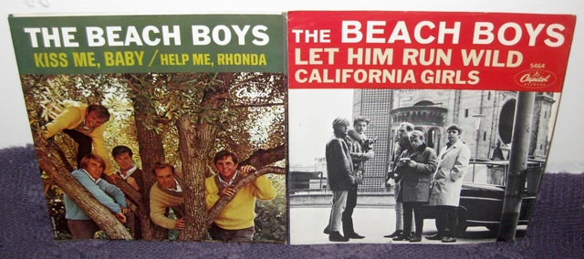 BEACH BOYS HELP Me Rhonda/California Girls 45 MANCHES PHOTO SEULEMENT ...