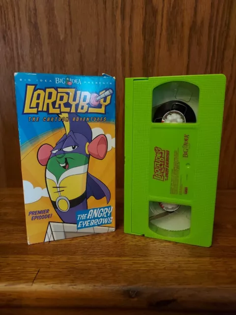 VEGGIETALES LARRY BOY Cartoon Adventures Angry Eyebrows VHS Premier ... VEGGIETALES LARRY BOY Cartoon Adventures Angry Eyebrows VHS Premier ...