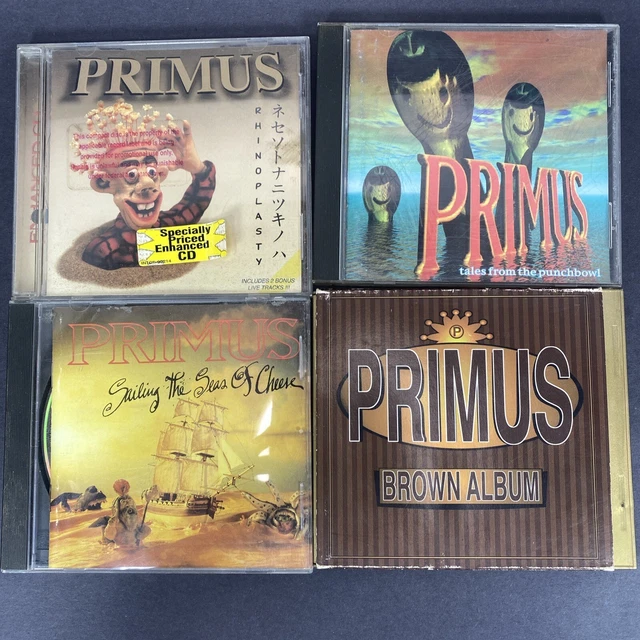 PRIMUS BUNDLE/LOT OF 4 CDs (Brown Album, Punchbowl, Cheese ...